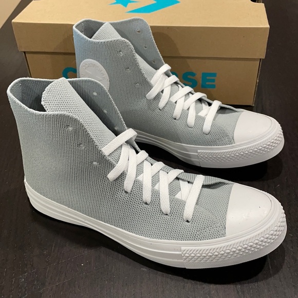 Converse | Shoes | Converse Ctas Hi Knit Ash Stone | Poshmark
